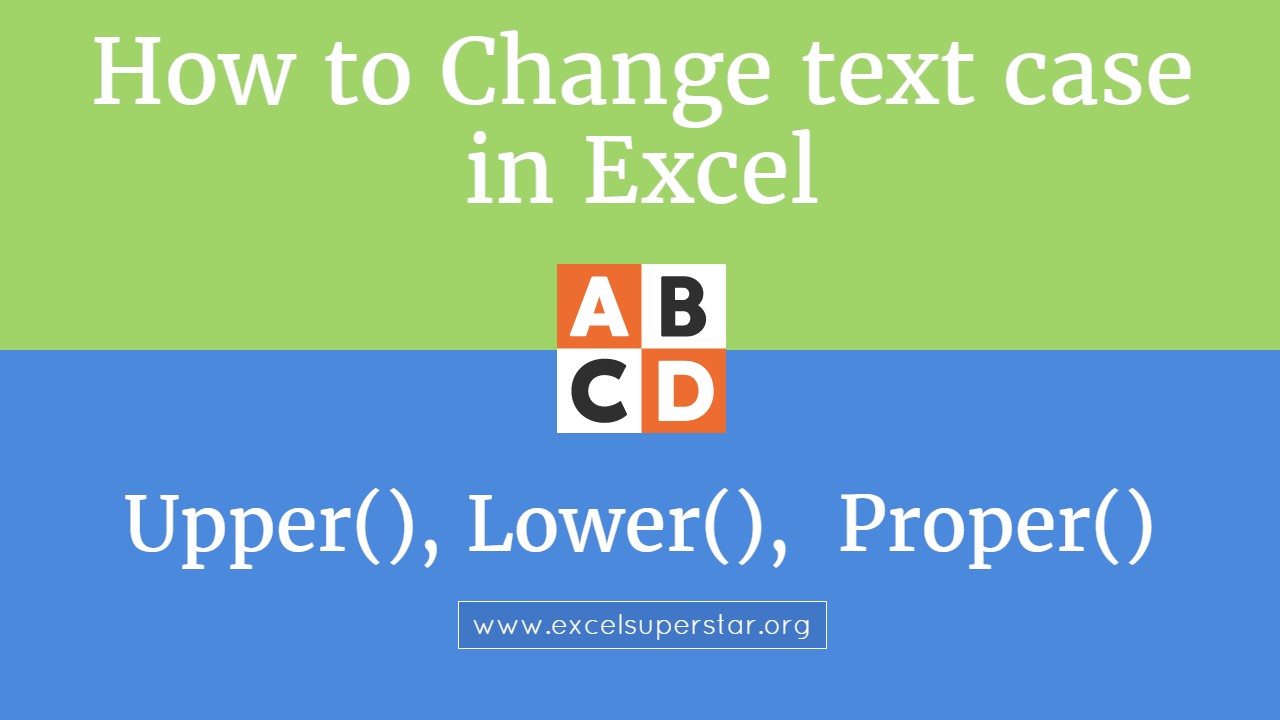 excel-change-text-case-upper-lower-proper-ms-excel-in-hindi
