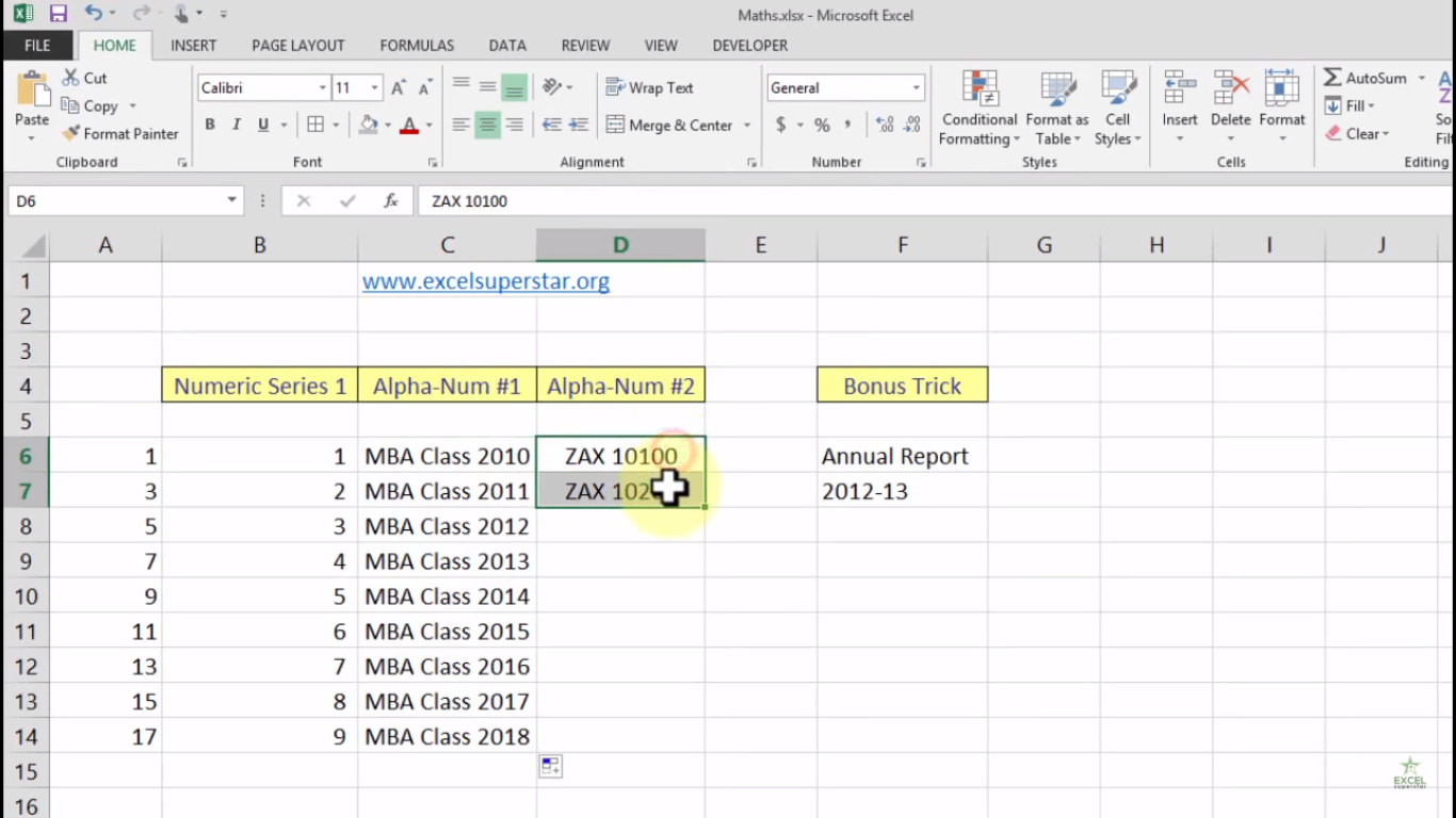 How To Use Autofill Function In Excel Excel In Hindi