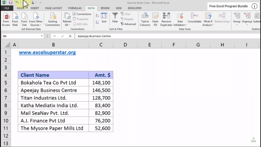 How To Sort Data A To Z alphabetically In Excel Excel In Hindi How To Sort Data A To Z alphabetically In Excel Excel In Hindi