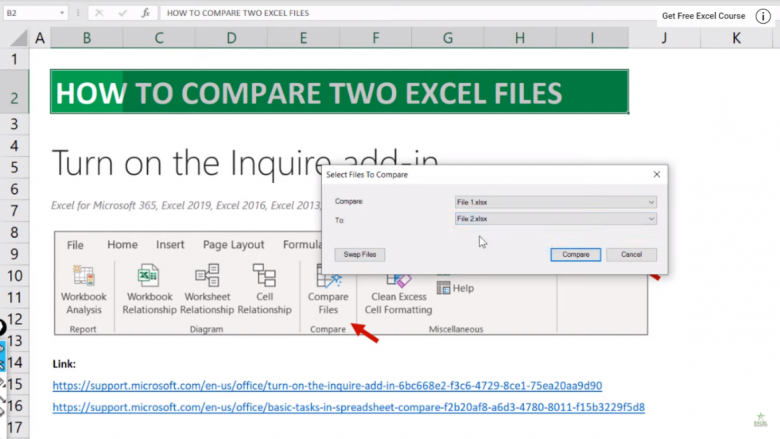 How to Compare Two Files in Excel | Excel in Hindi