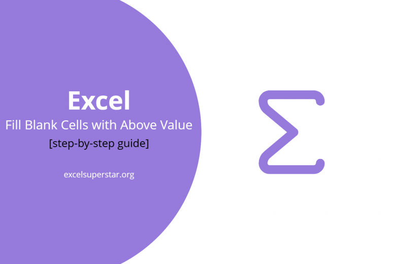 How To Fill Blank Cells With Above Value In Excel Excel In Hindi