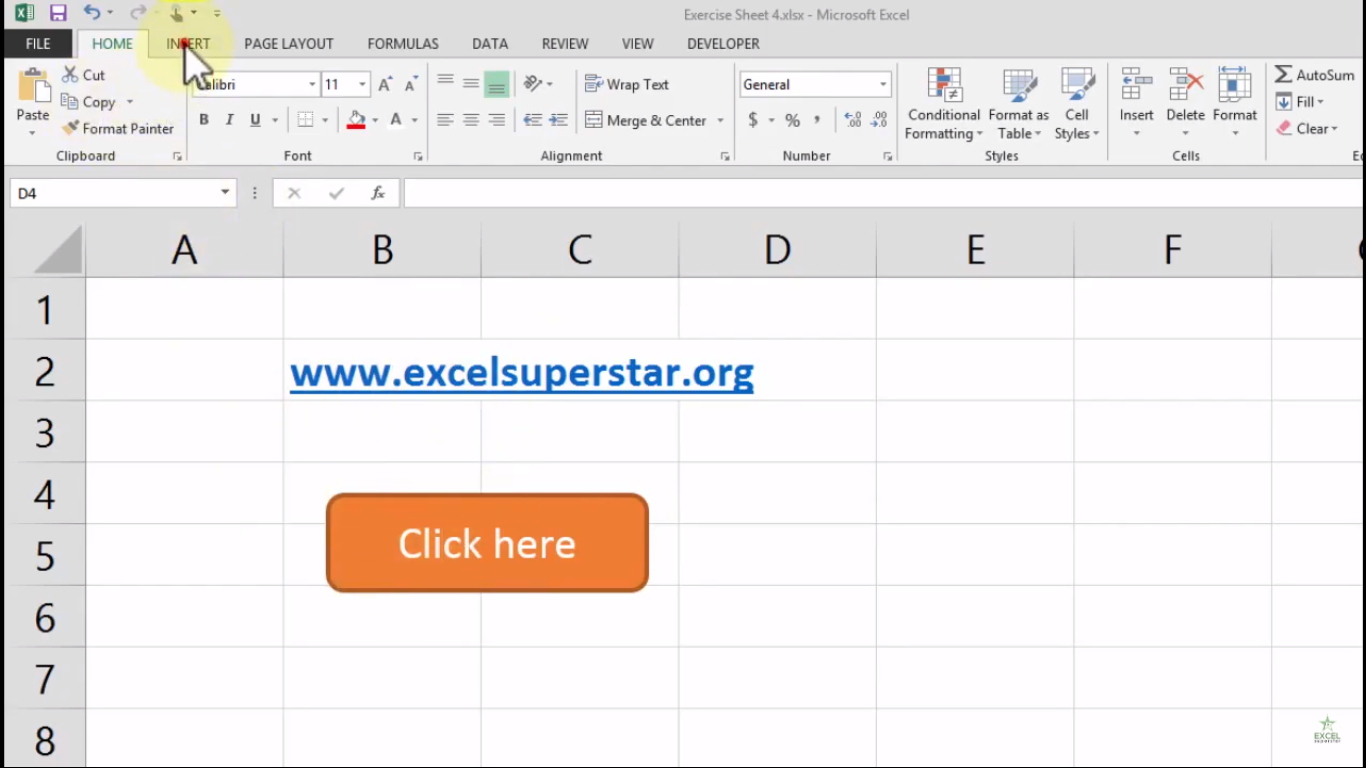 How To Create A Hyperlinked Shape In Excel Excel In Hindi