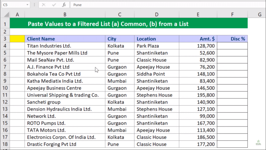 How To Paste Values To A Filtered List In Excel Excel In Hindi how-to-paste-values-to-a-filtered-list-in-excel-excel-in-hindi