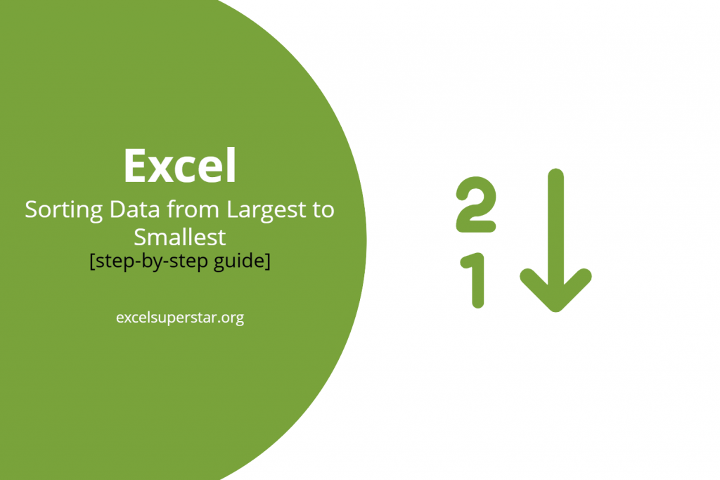 How To Sorting Data From Largest To Smallest In Excel Excel In Hindi