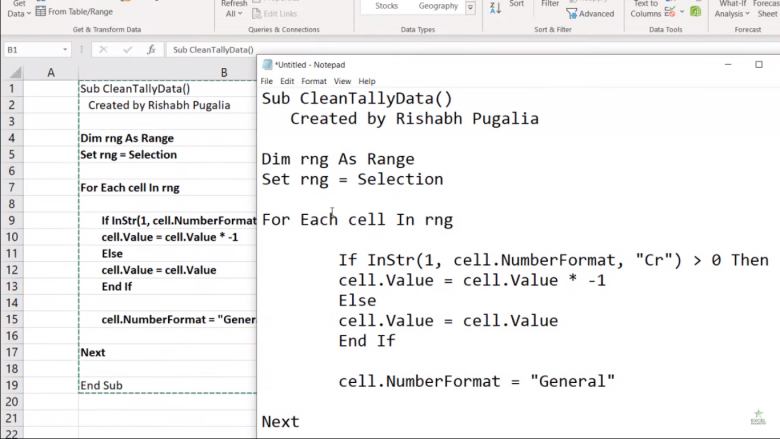 How to remove Debit (Dr) and Credit (Cr) Format in Excel | Excel in Hindi