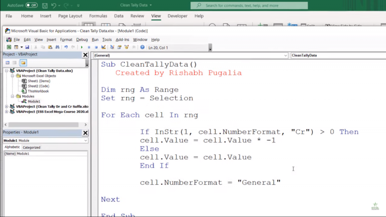 How to remove Debit (Dr) and Credit (Cr) Format in Excel | Excel in Hindi