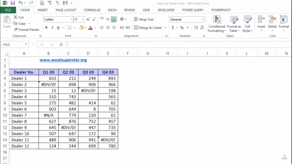 How To Delete Error Cells In Excel Excel In Hindi How To Delete Error Cells In Excel Excel In Hindi