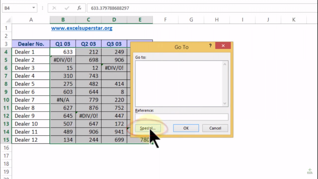 How To Delete Error Cells In Excel Excel In Hindi How To Delete Error Cells In Excel Excel In Hindi