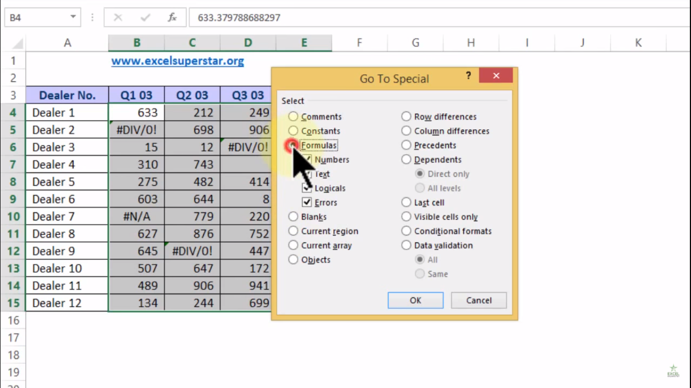 How To Delete Error Cells In Excel Excel In Hindi