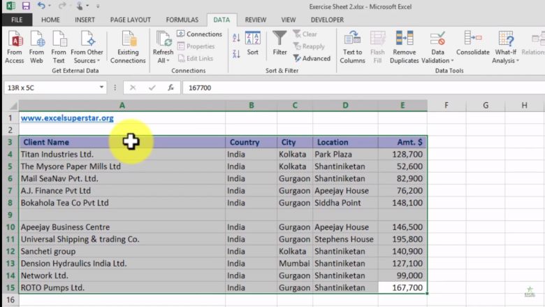 How To Filter Data Correctly In Excel Excel In Hindi 