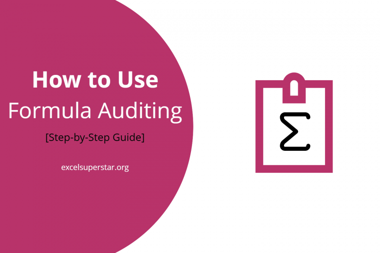 Formula Auditing In Excel Evaluate Formula Excel Excel Formulas