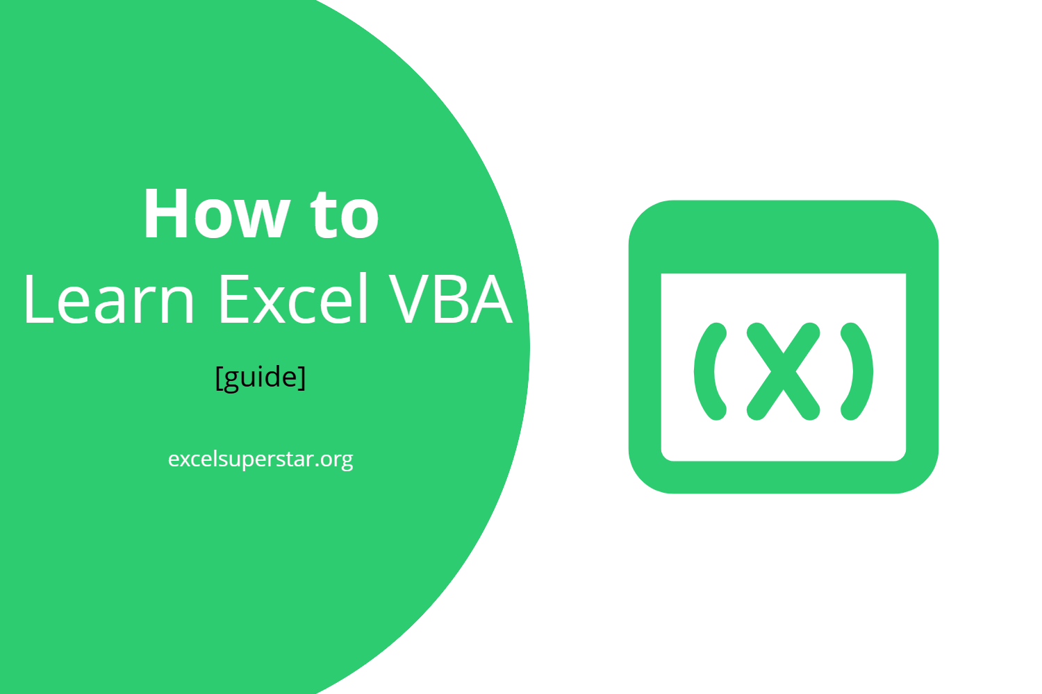 How To Learn Excel VBA Macros In Excel 