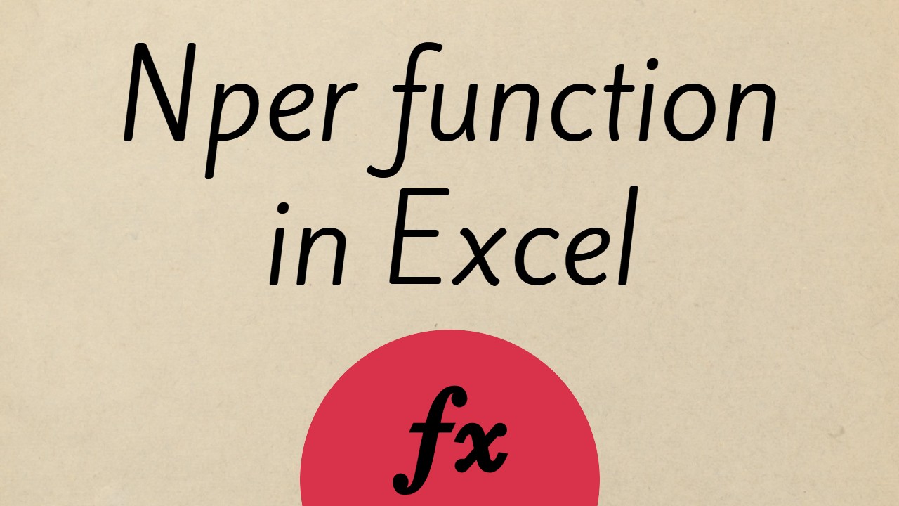 Nper Function Nper Formulas In Excel In Hindi Excel Formulas In Hindi