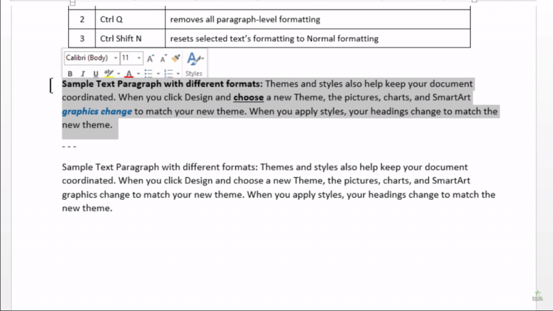 How to use Paragraph Formatting Shortcuts in Word | MS Word in Hindi