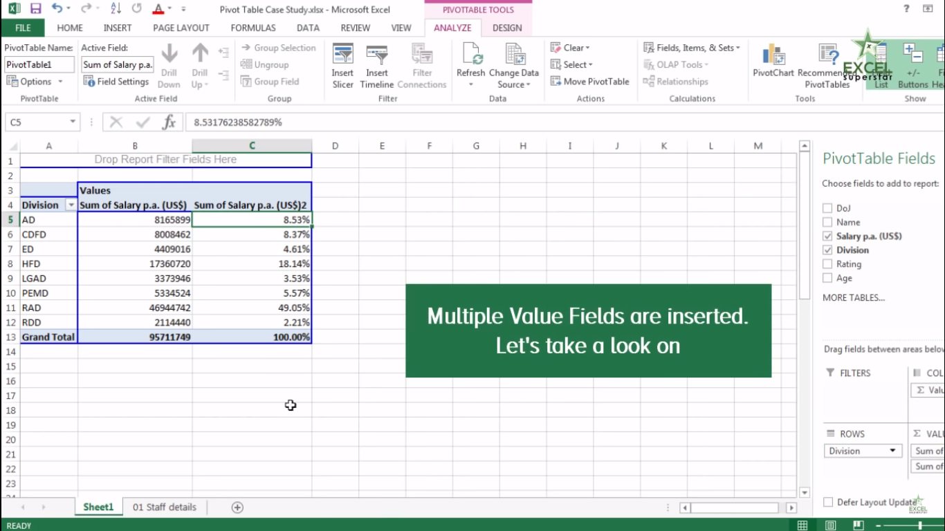 Pivot Table And Chart In Excel Hindi Reviews Of Chart My XXX Hot Girl